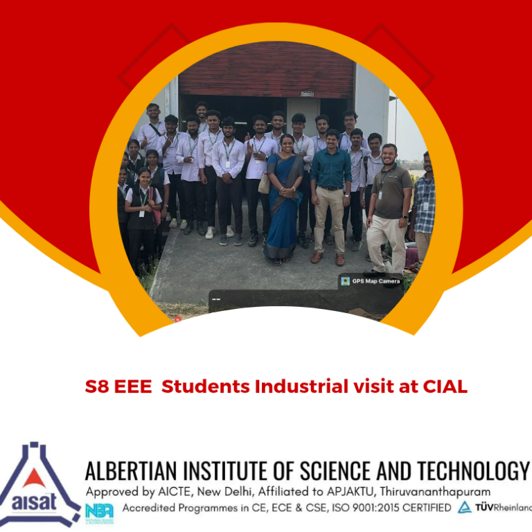 S8 EEE Students Industrial Visit at CIAL – AISAT Engineering College