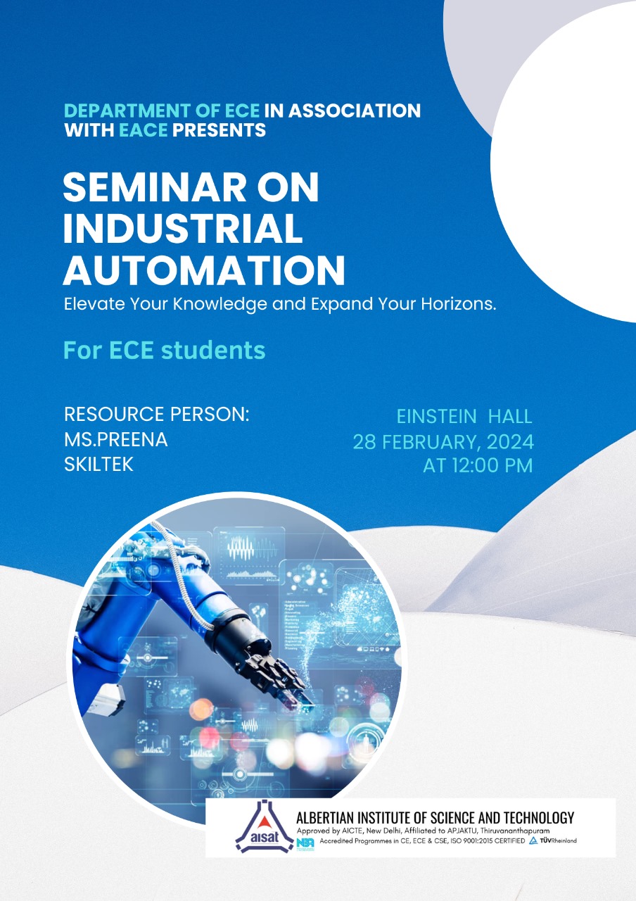 Seminar On Industrial Automation – AISAT Engineering College