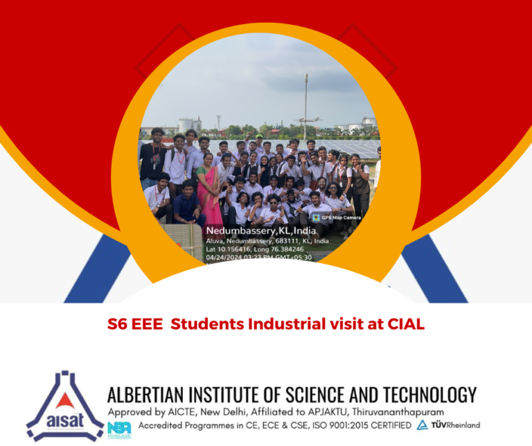 S6 EEE Students Industrial Visit at CIAL – AISAT Engineering College
