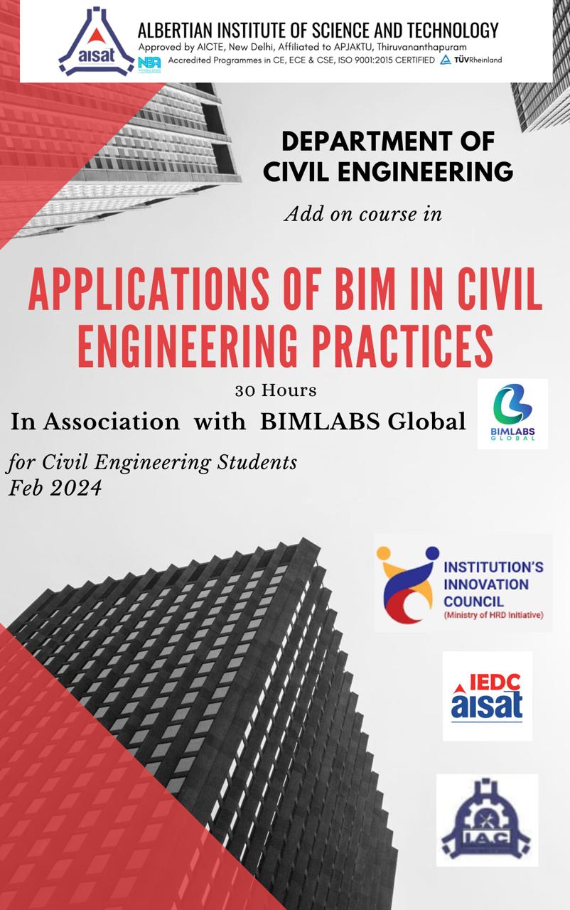 Add-on Course : APPLICATION OF BIM IN CIVIL ENGINEEERING PRACTICES ...