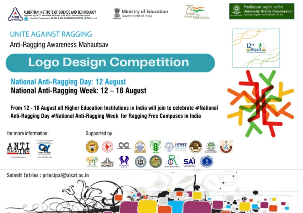 ANTI RAGGING AWARENESS WEEK – LOGO DESIGN COMPETITION – AISAT ...