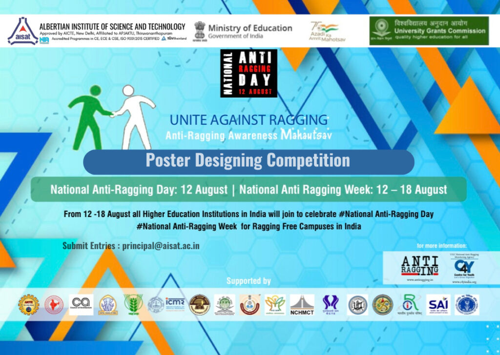 ANTI RAGGING AWARENESS WEEK – POSTER DESIGN COMPETITION – AISAT ...