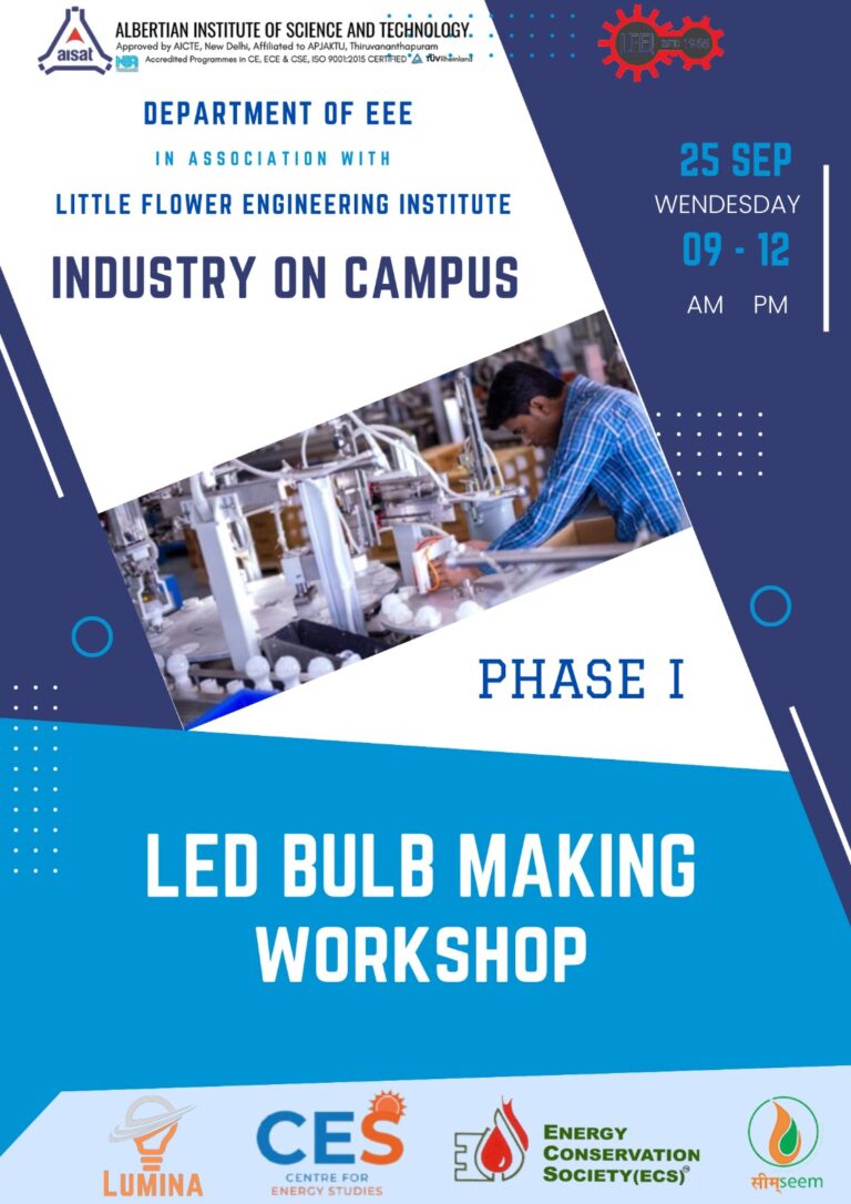 LED BULB MAKING WORKSHOP – AISAT Engineering College