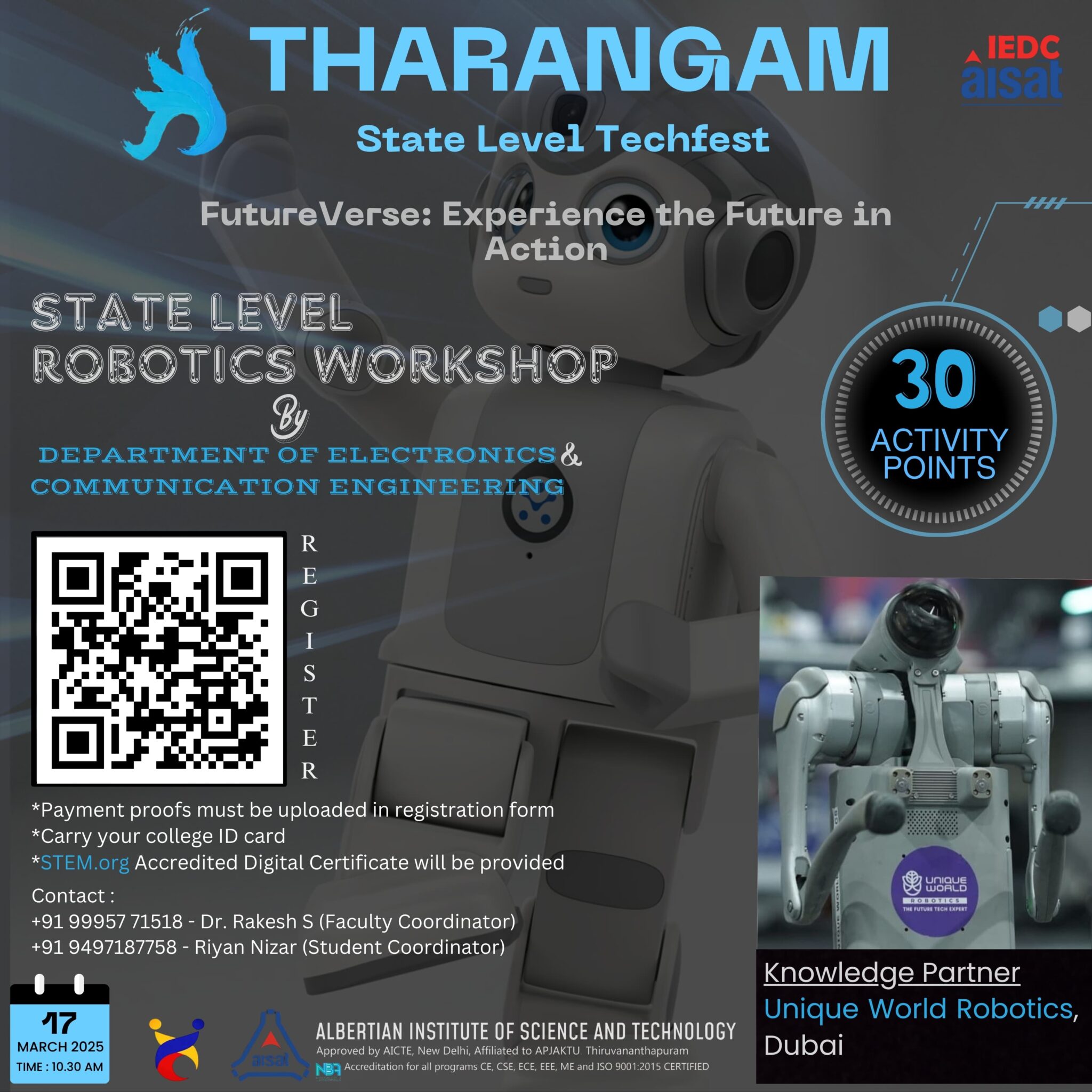 State Level Robotics Workshop – AISAT Engineering College