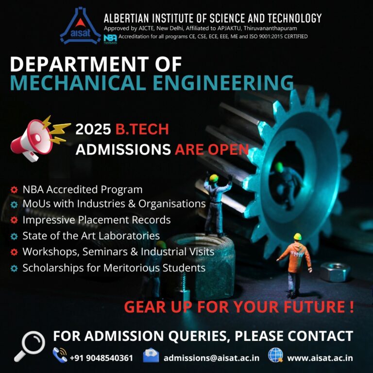 Admissions Open!! – AISAT Engineering College