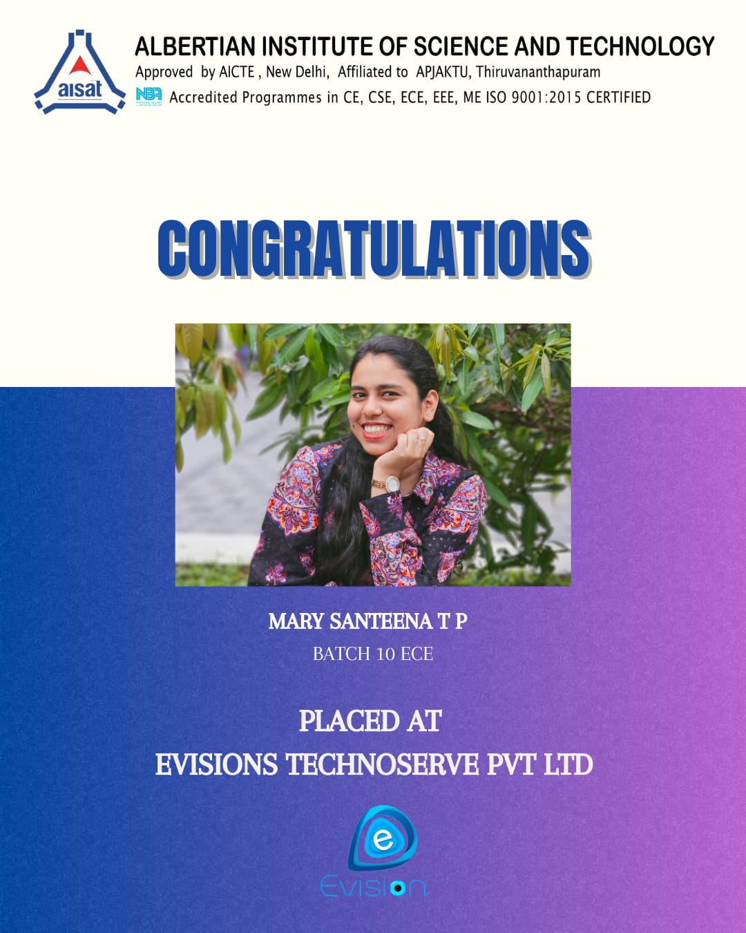 Placements – AISAT Engineering College