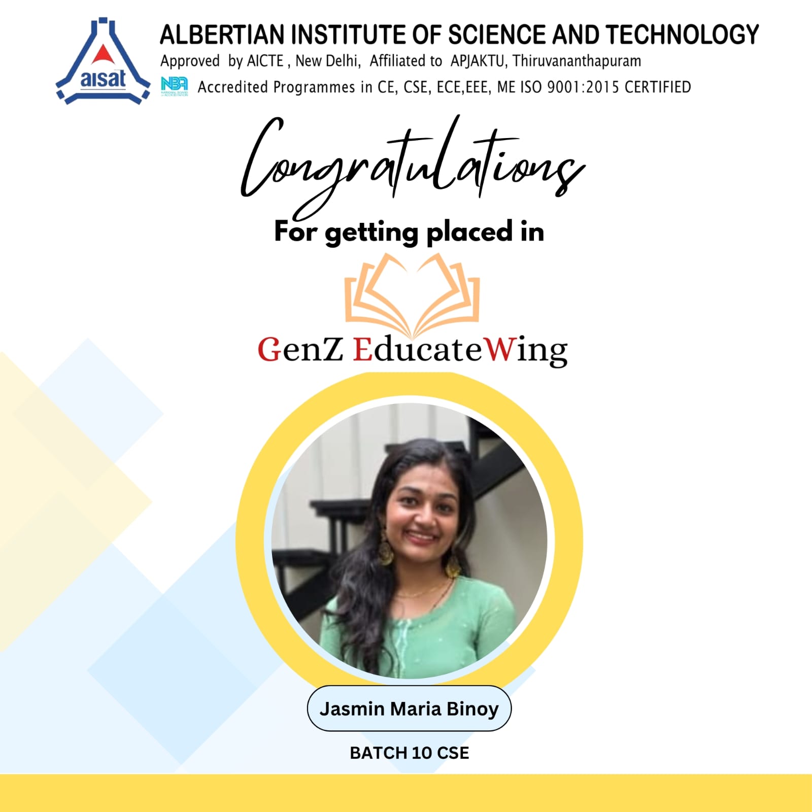 Placements – AISAT Engineering College