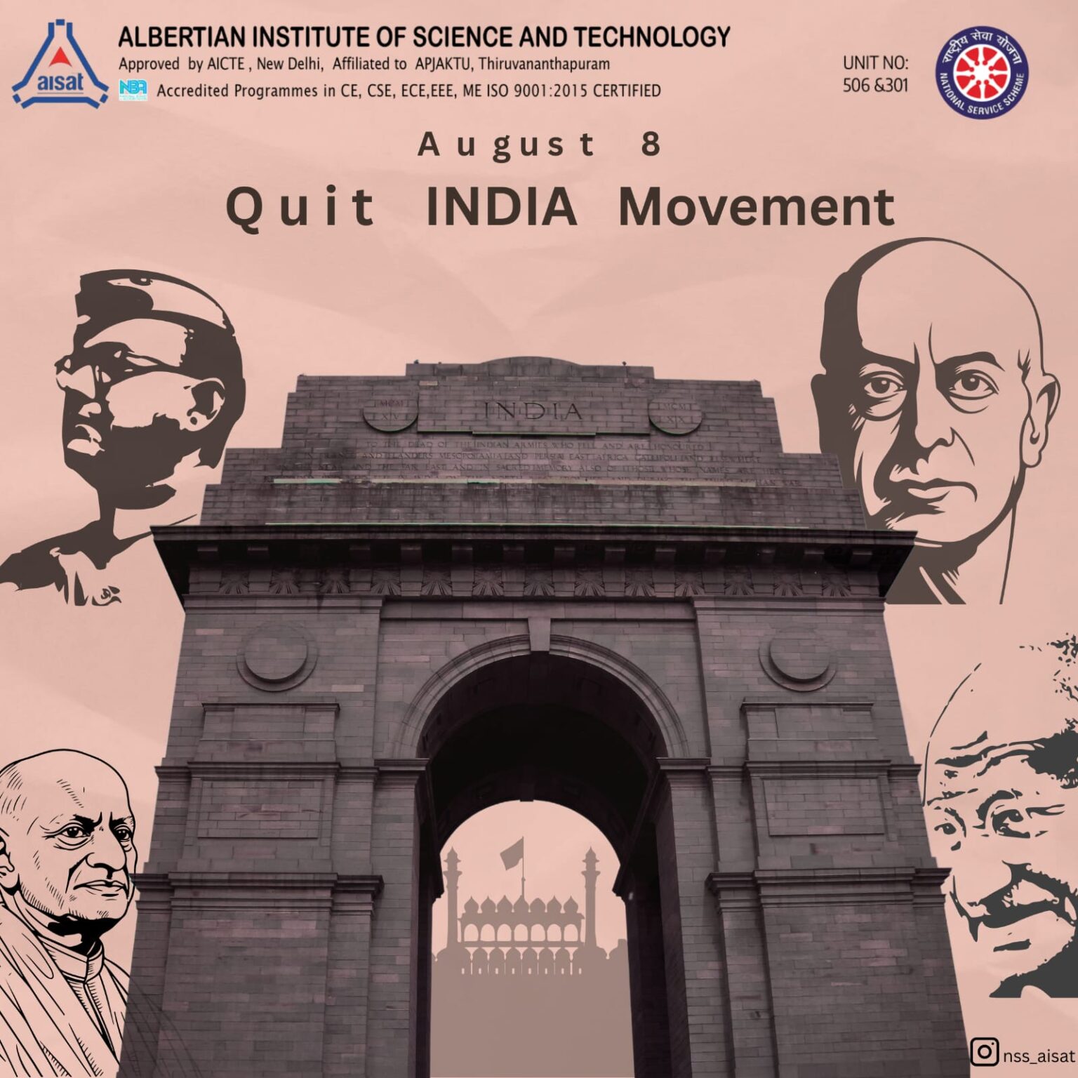 Quit India Movement – Albertian Institute of Science & Technology ...
