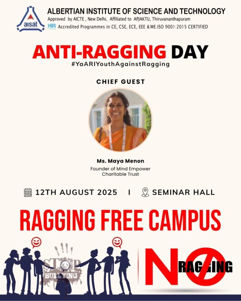 Observance of Anti Ragging Day – AISAT Engineering College
